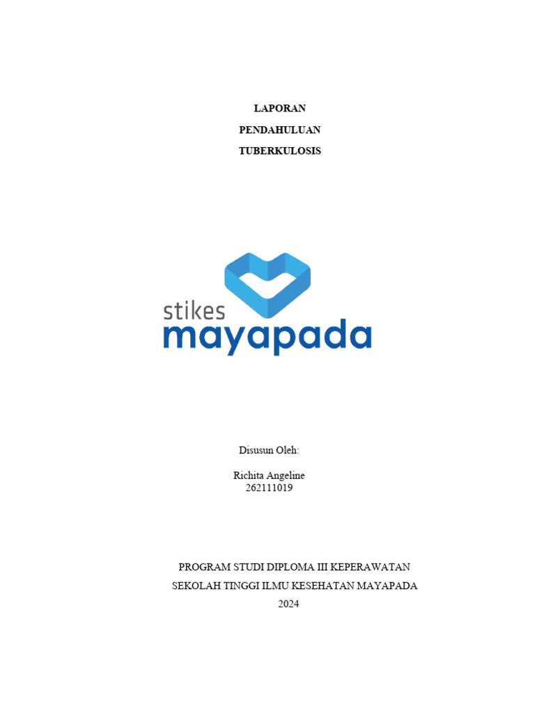 Laporan Tuberkulosis Paru 2024 | PDF