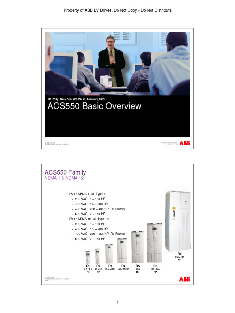 V2 NTMW ACS550 2dayclass | PDF | Relay | Alternating Current