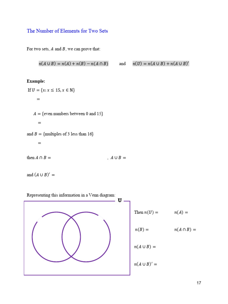 Set Theory Page 17 To 30 Pdf Mathematical Concepts Mathematics