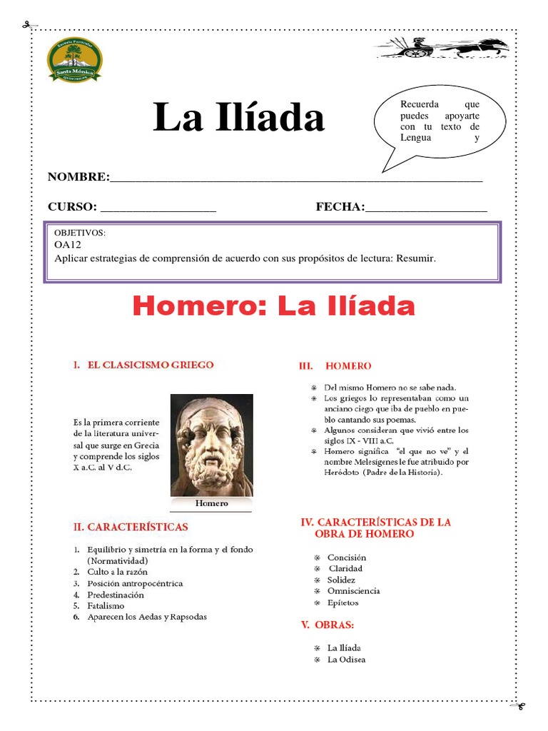 Homero La Ilíada 8° | PDF | Ilíada | Aquiles
