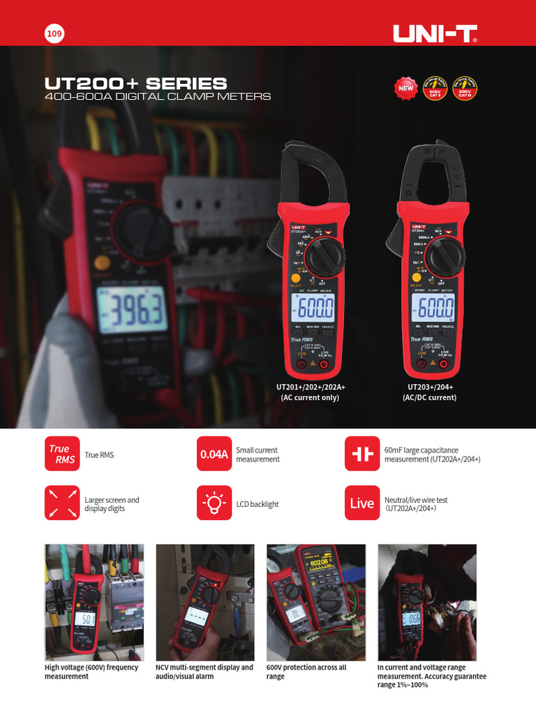 Ficha Tecnica Ut 201 | Download Free PDF | Alternating Current | Electrical Engineering