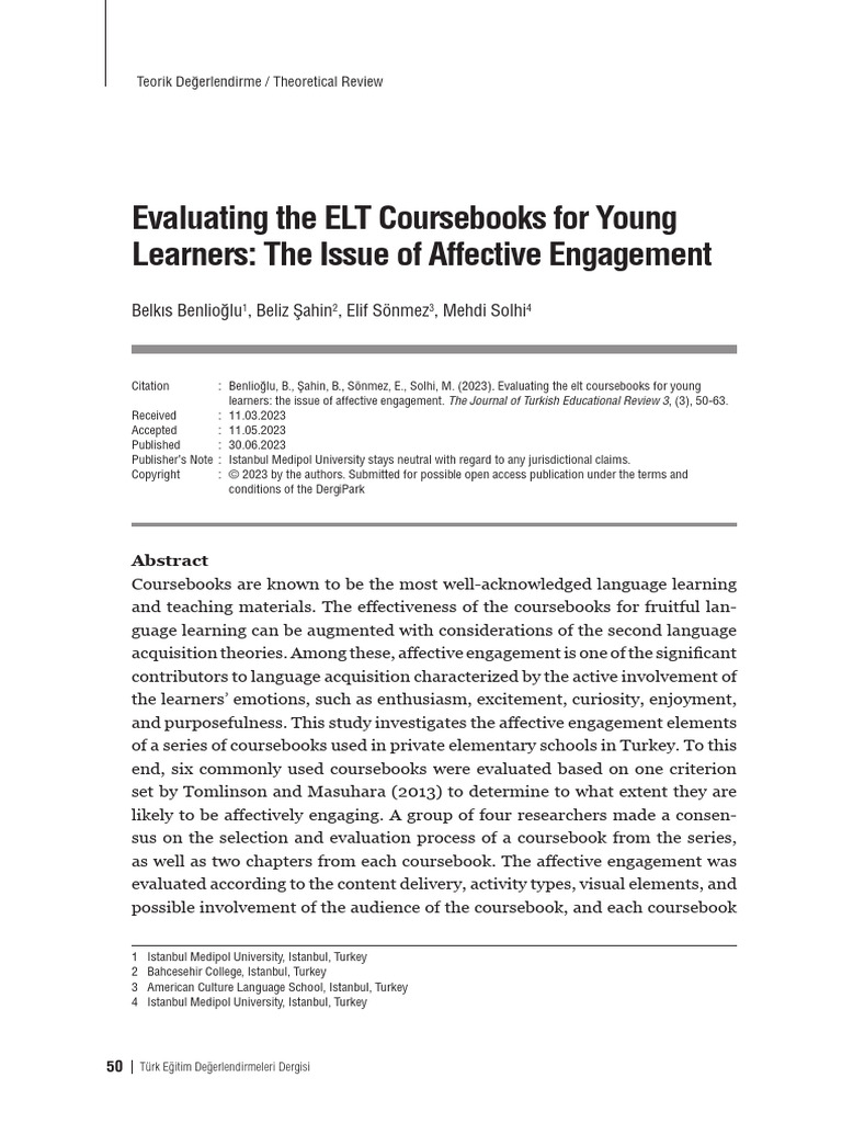 Affective Issues | PDF | Affect (Psychology) | Learning
