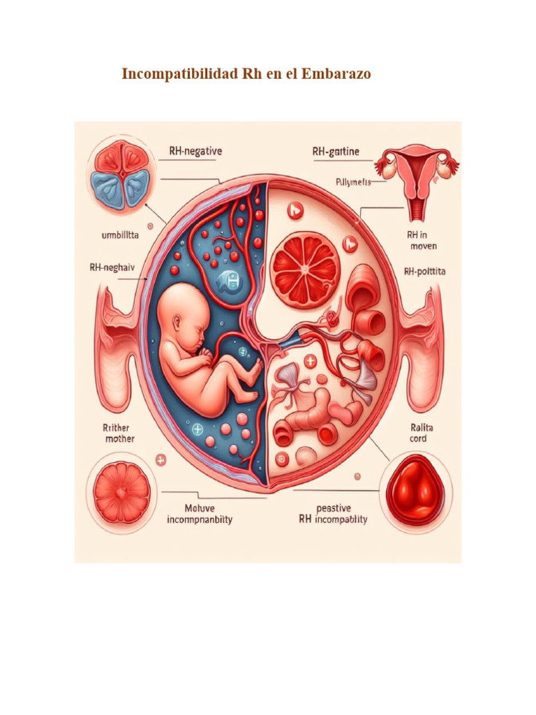 Incompatibilidad RH en El Embarazo | PDF | Medicina CLINICA | Enfermedades y trastornos