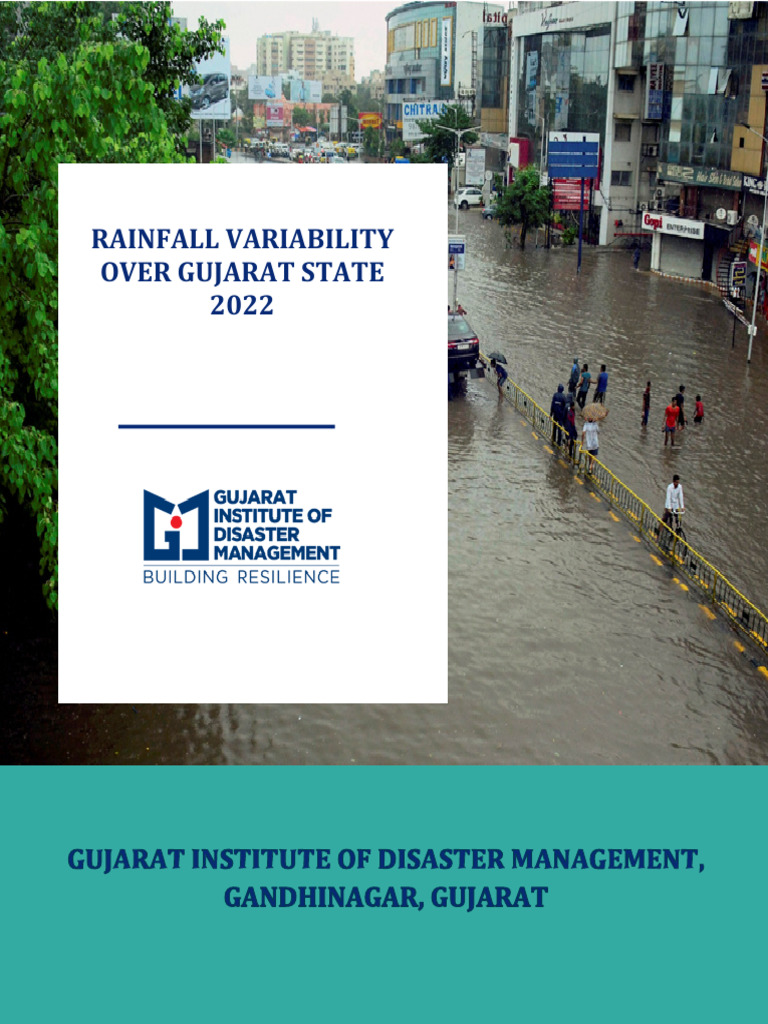 Rainfall Variability Over Gujarat in 2022 | PDF | Monsoon | Rain