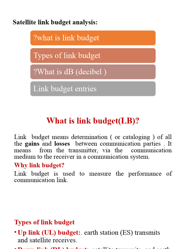 Satellite Week Four Lecture 2024 Pdf Decibel Antenna Radio