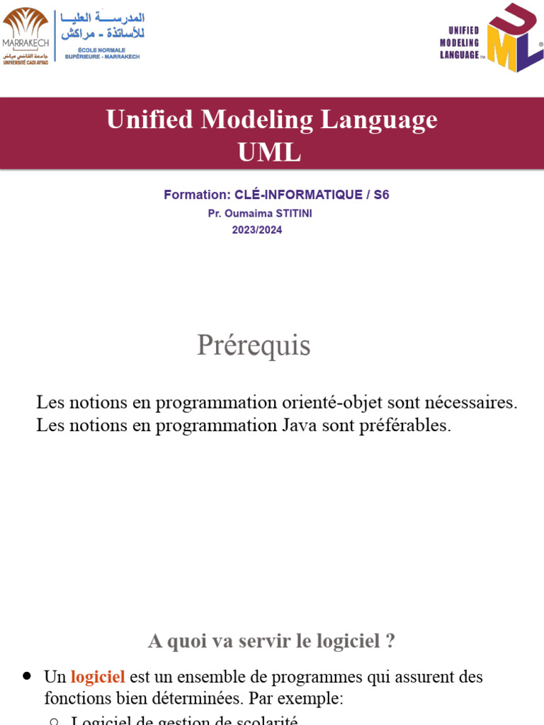 Diagrammes de Classe UML | PDF | Langage de Modélisation Unifié | Langage de programmation