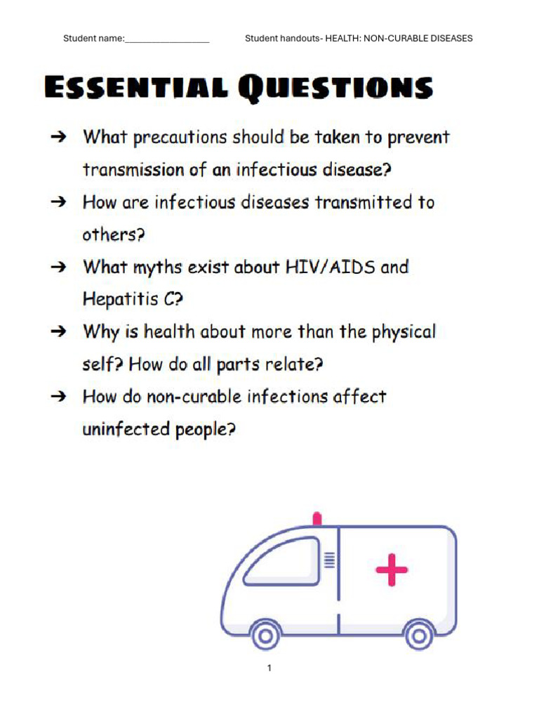 Understanding Non-Curable Diseases | PDF | Hepatitis C | Infection
