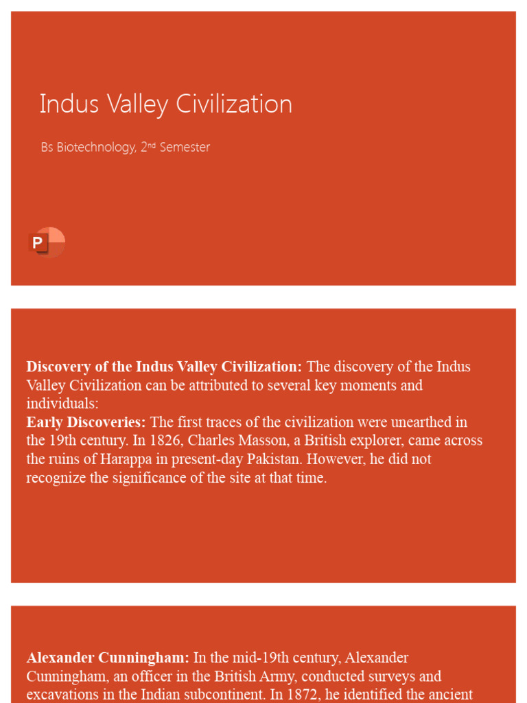 Indus Valley Civilization | PDF | Archaeology