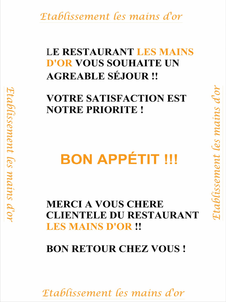 Mot Sur Les Tables | PDF