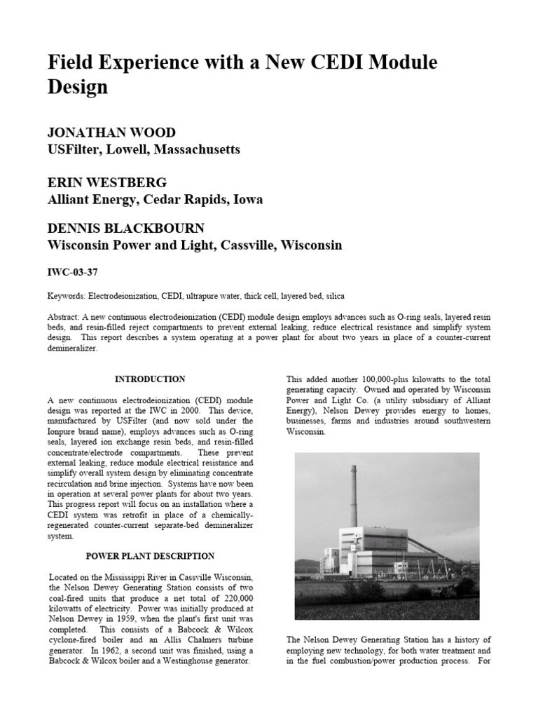 Cedi Field Experience WPL | PDF | Water Purification | Coal