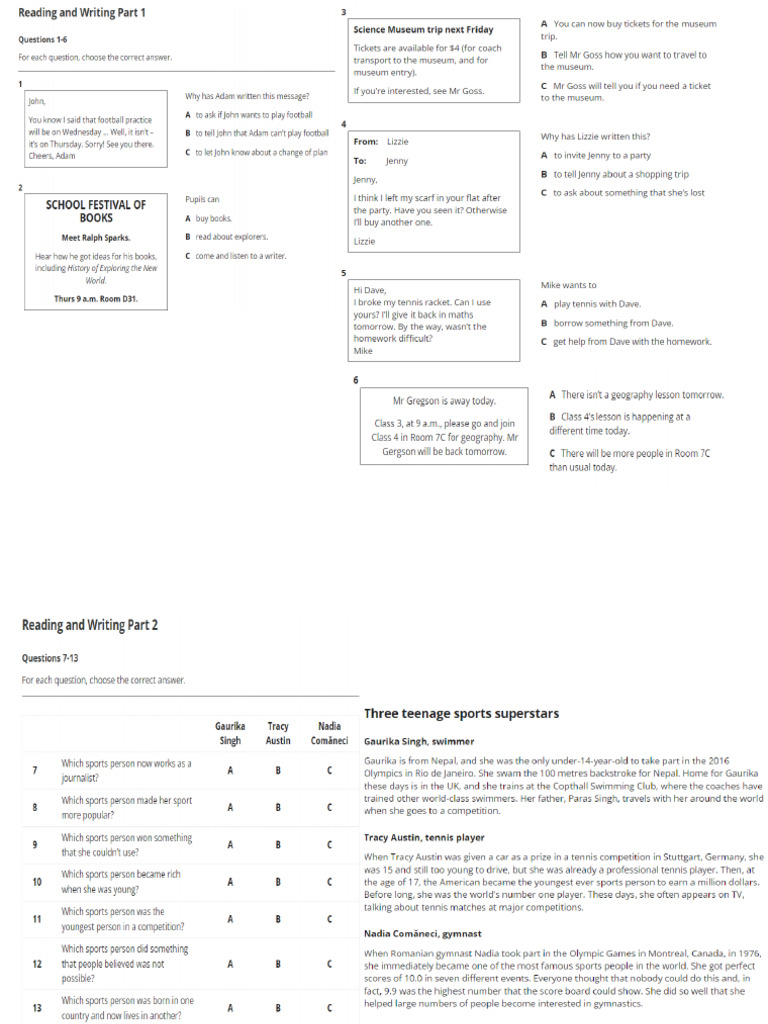 Reading 3 Actv Voc Sports Pdf 