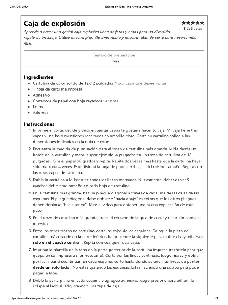 Caja De Explosion Pdf