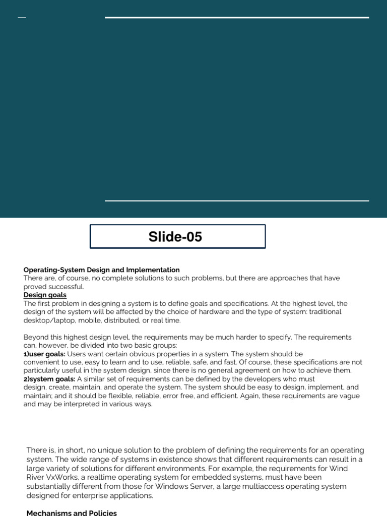 Operating System 5,6 | PDF | Thread (Computing) | Multi Core Processor