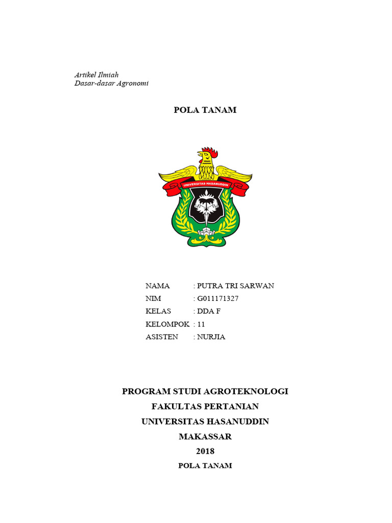 Pola Tanam: Monokultur vs Polikultur | PDF | Teknologi & Rekayasa