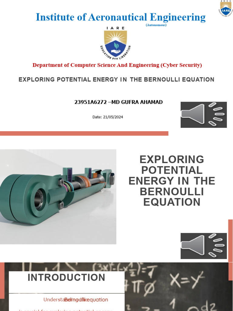 Slidesgo Exploring Potential Energy in The Bernoulli Equation 20240525095431twlt | Download Free ...