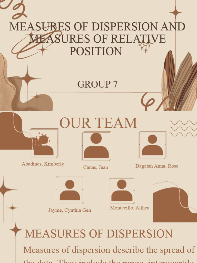 Group 7 MMW Reporting | PDF | Variance | Standard Deviation