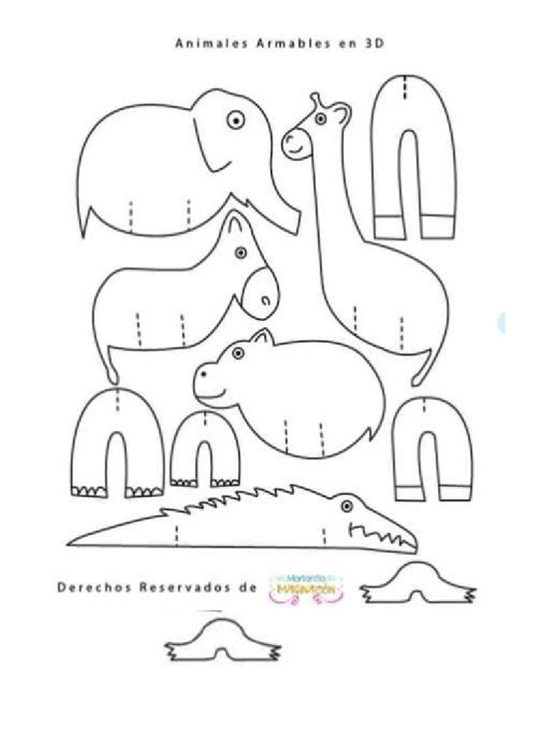 Animales Armables | PDF