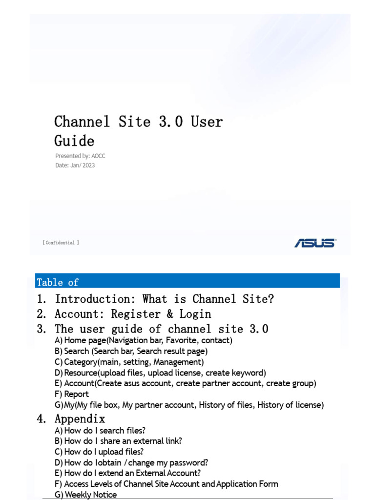 Channel Site 3.0 User Guide | PDF | Personal Computers | Office Equipment