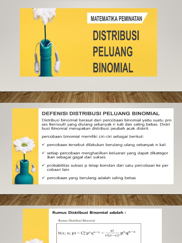 Materi 8-Distribusi Binomial - M3 | PDF