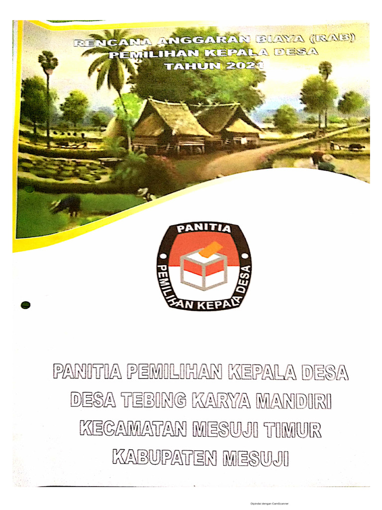 BA Rab Panitia Pilkades | PDF