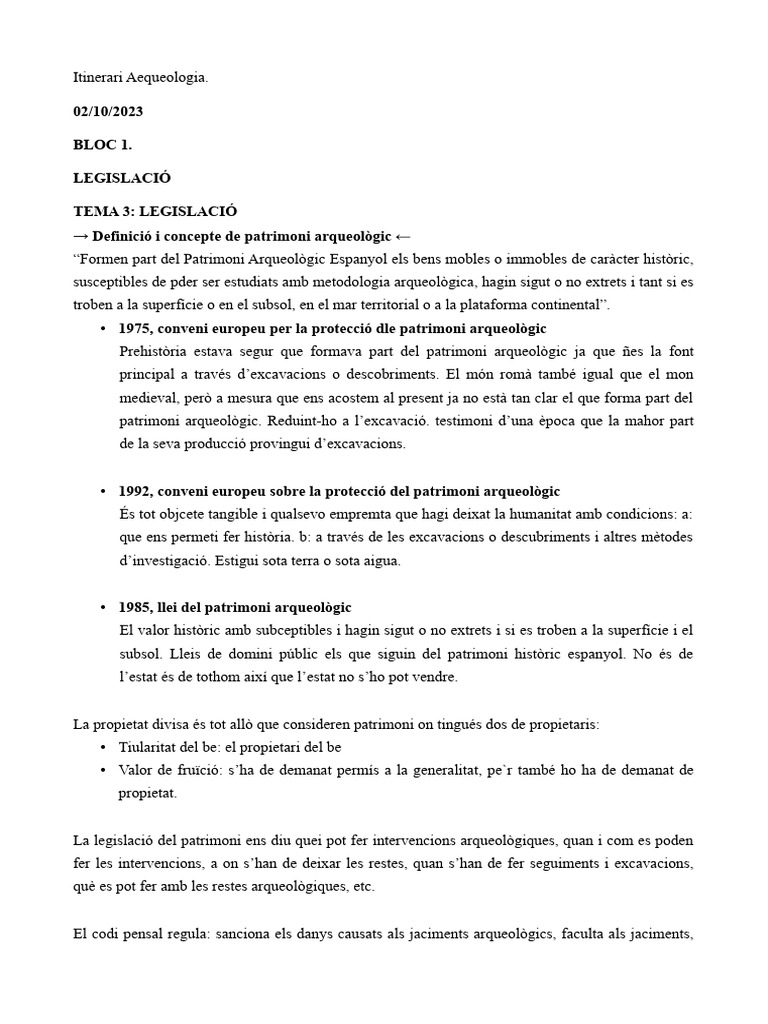 Arqueologia Apunts | PDF