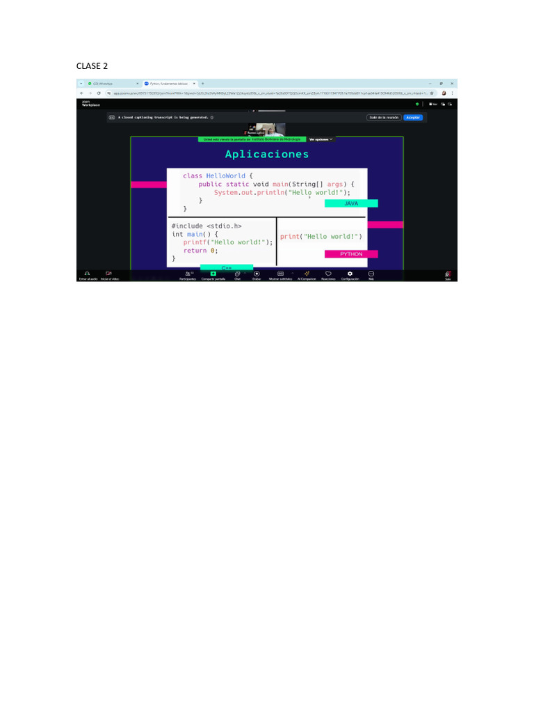 Clase 2 Python | PDF