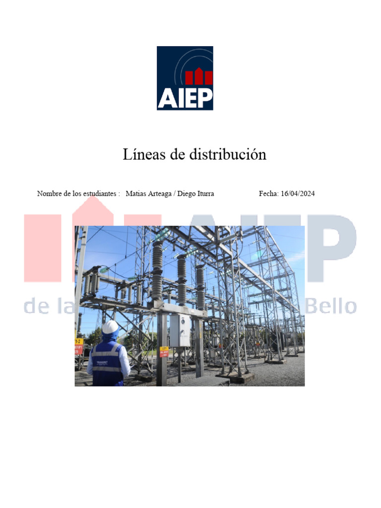 Líneas de Distribución Eléctrica en Chile | PDF | Transformador ...