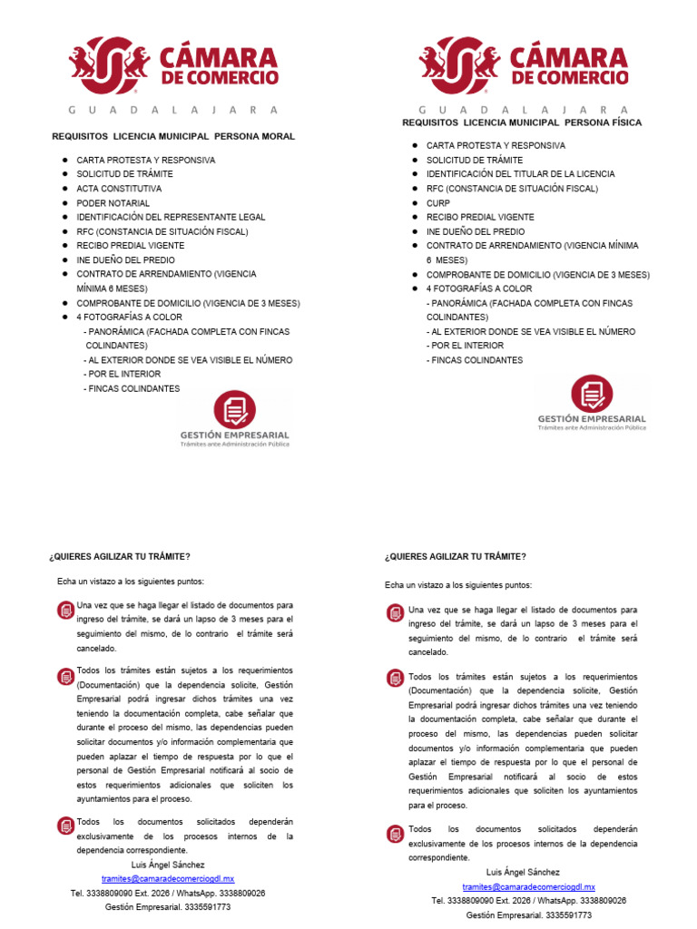 Requisitos Licencia PDF | PDF