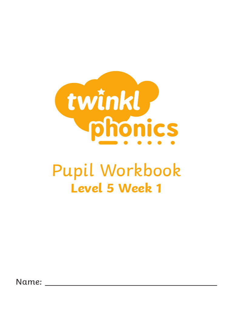 Level 5 Week 1 Pupil Workbook | PDF | Language Arts & Discipline