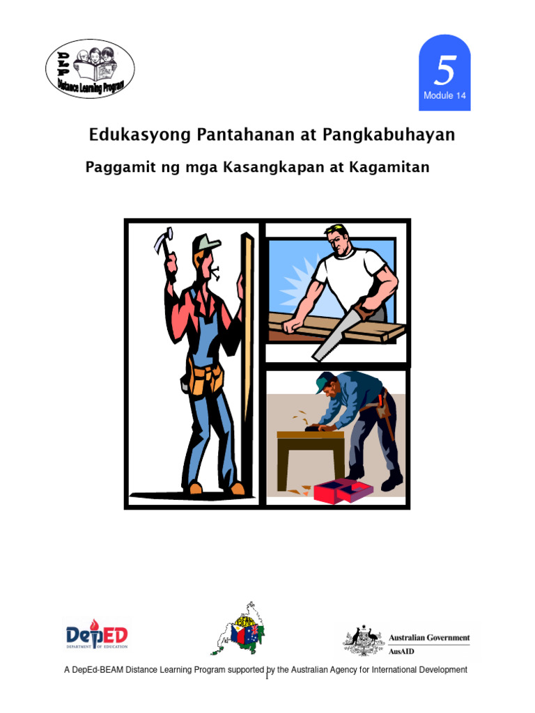 EPP 5 DLP 14 - Paggamit NG Mga Kasangkapan at Kagamitan | PDF