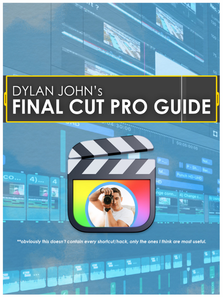 Final Cut Pro Shortcut Cheat Sheet | PDF