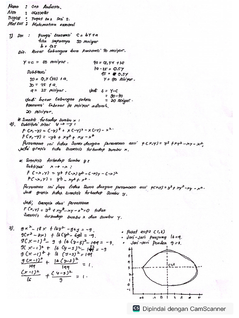 Jek Andestra Tugas 2 Sesi 5 Matematika e | PDF