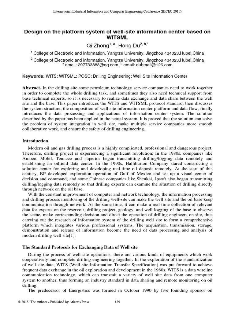 WITSML - 1 | PDF | Xml | Computer Network