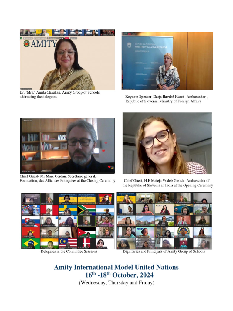 AIMUN Brochure | PDF | Politics Of India