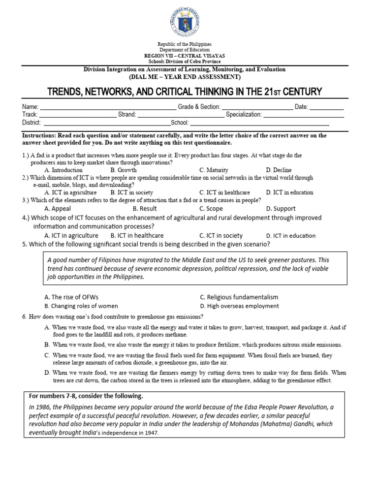 Trends, Networks, and Critical Thinking in The 21st Century | PDF | Democracy | Political Ideologies