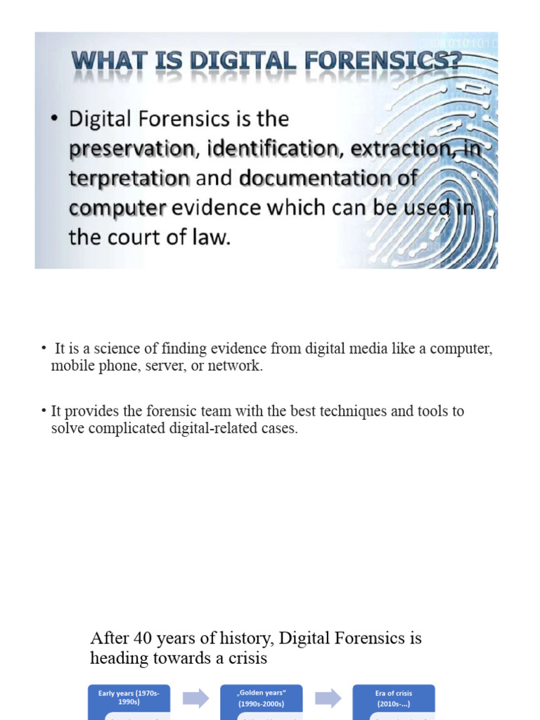 Chapter 2 Intro To Digital Forensics | PDF | Computer Forensics ...
