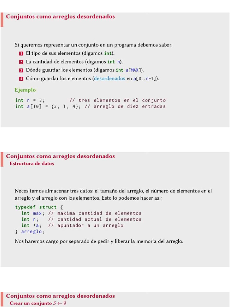 Parte4 Arreglos Desordenados | PDF