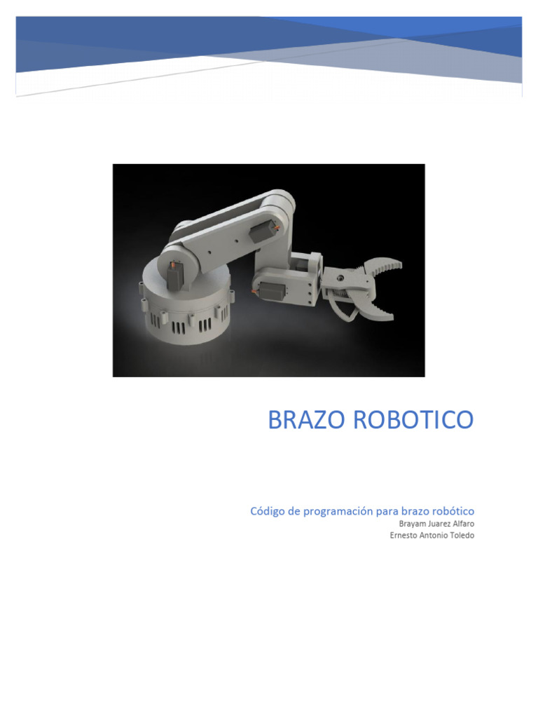 Reporte Brazo Robotico | PDF | Informática