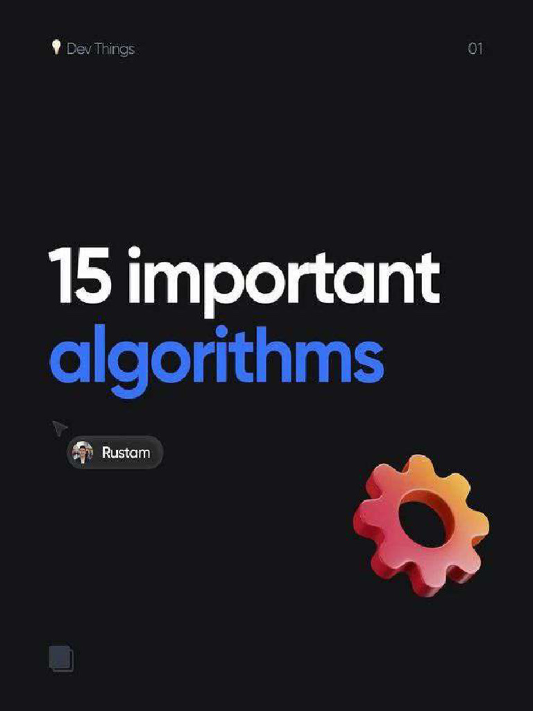 15 Important Algorithms 1697952023 | PDF 15 Important Algorithms 1697952023 | PDF
