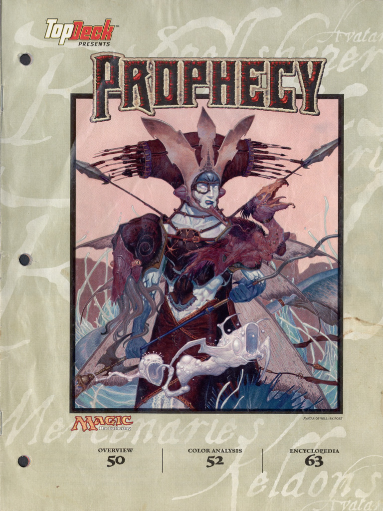 Prophecy Card Encyclopedia Magic The Gathering 2000 | PDF | Wizards Of ...