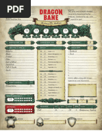 Mythic Bastionland Character Sheets | PDF