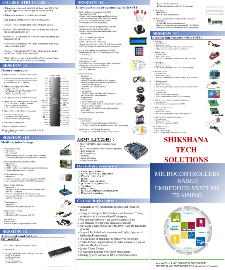 Internship Embeddedsystems | PDF | Microcontroller | Embedded System