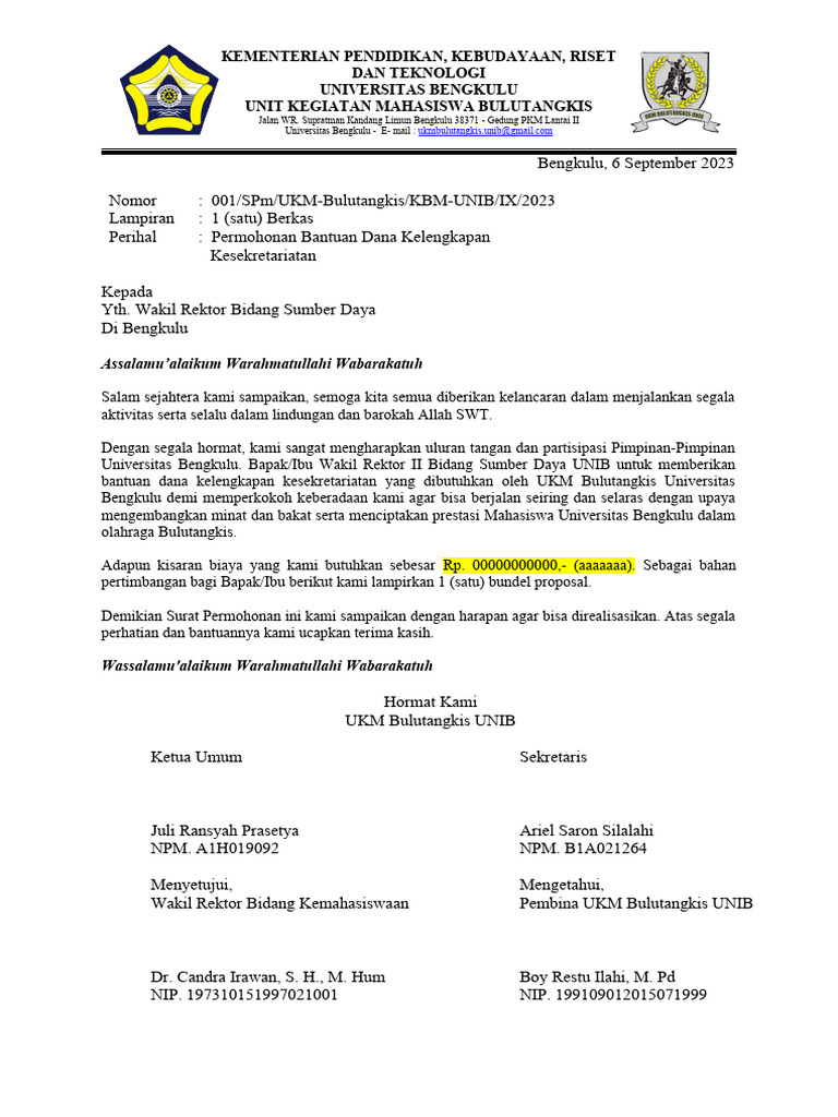 Proposal Pengadaan Barang | PDF