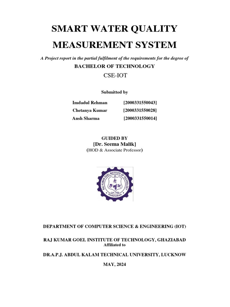 Main(Updated) | PDF | Water Quality | Water Pollution