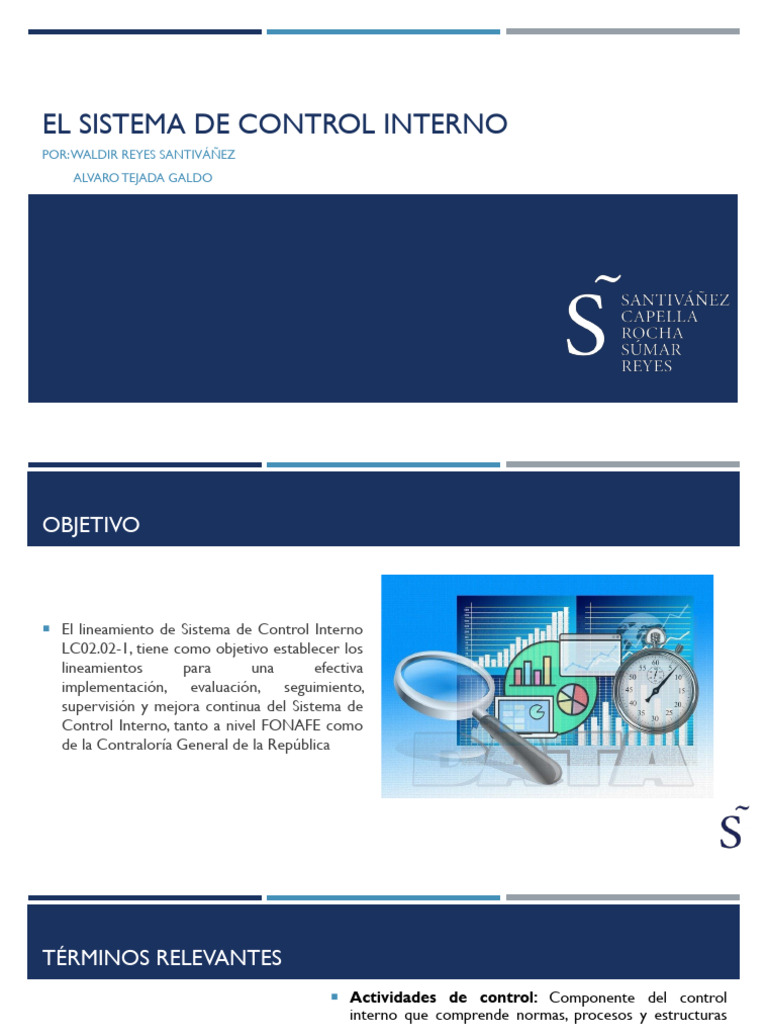 El Sistema de Control Interno | PDF | Business | La seguridad informática