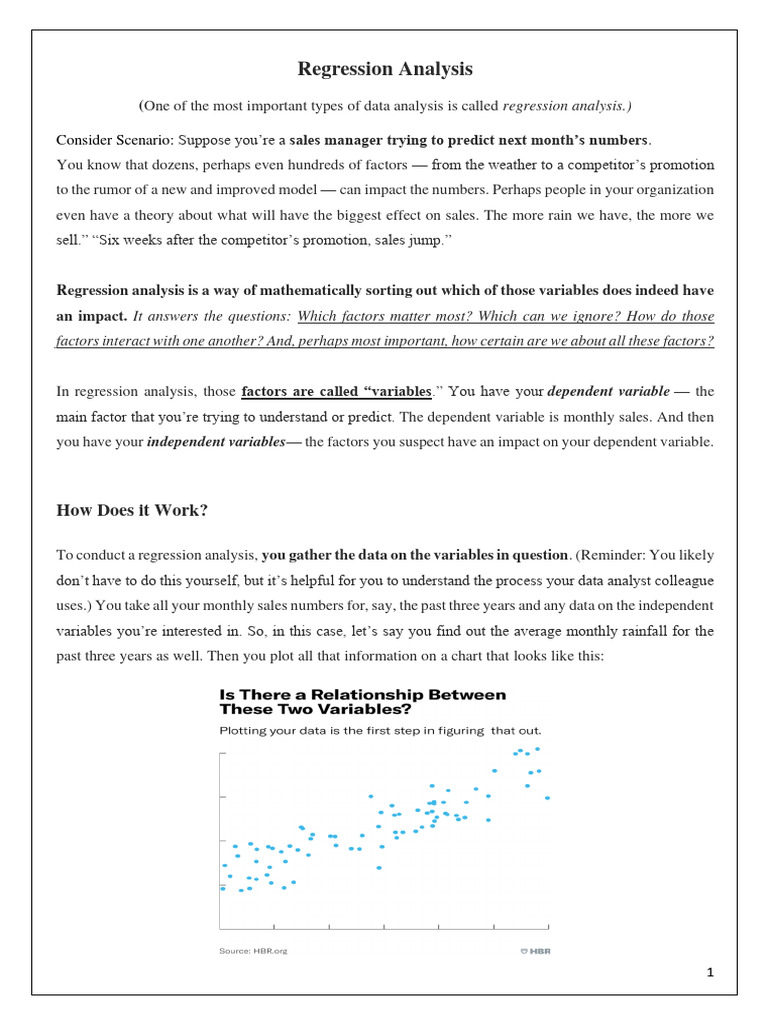 Module 2 - Intro To Regression Analysis | PDF | Linear Regression | Support Vector Machine