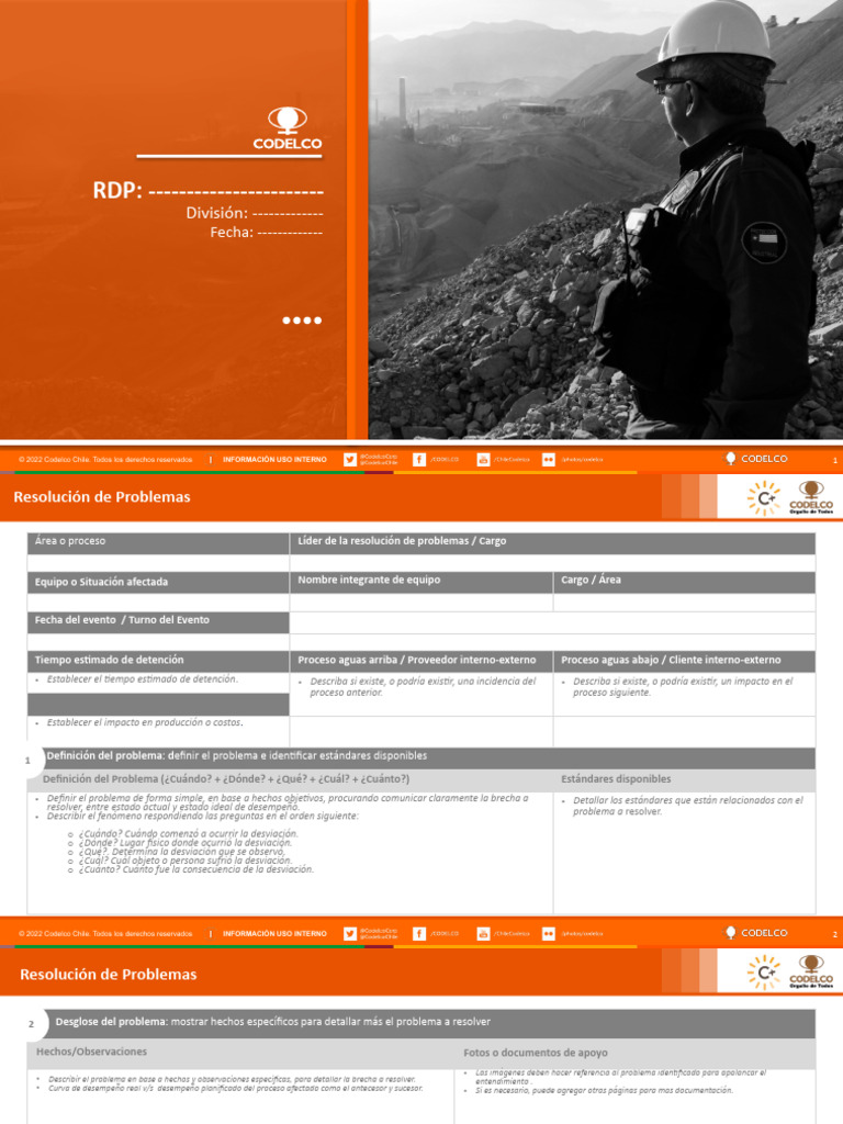 2022 - Formato - RDP 8 Pasos Final | PDF