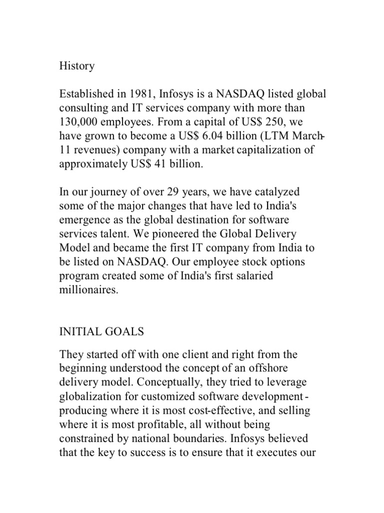 Infosys | PDF | Business