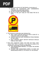 25 Mandatory Road Signs in India | PDF