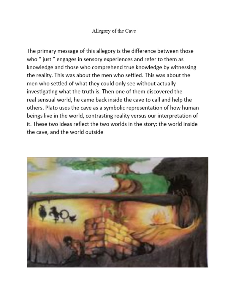 Understanding Plato's Cave Allegory | PDF